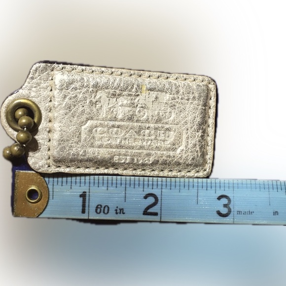 Coach | Accessories | Coach Horse Carriage Gold Tone Leather Key Fob ...